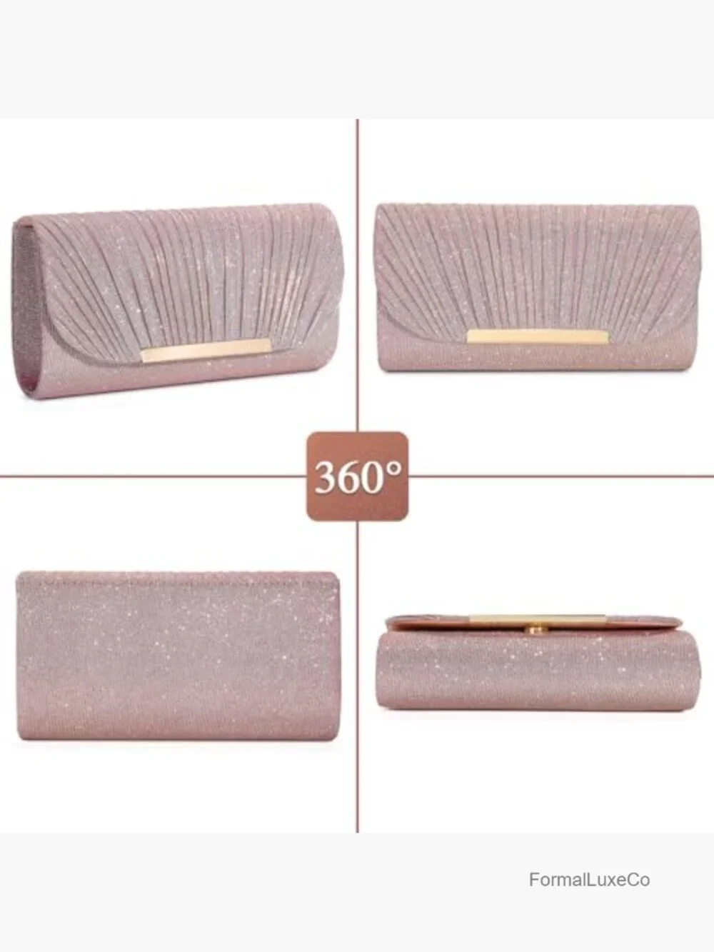 Bags | Evening Clutch Crossbody Bag Wedding Prom Party Handbag Sequins ...